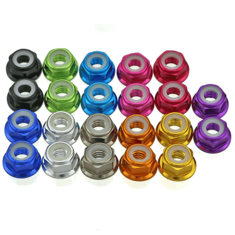 M3 Flange Nylock Nuts - iKabon