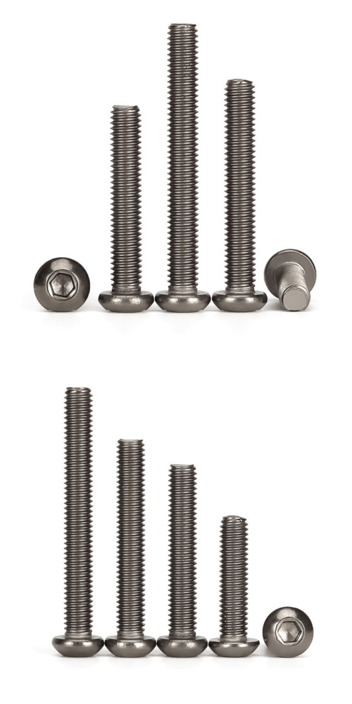 Button Head Titanium Screws - iKabon